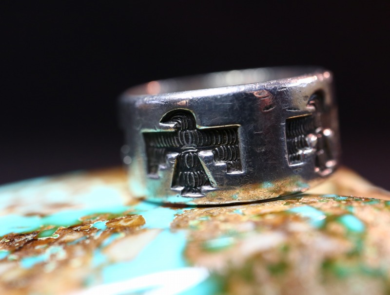 INDIAN JEWELRY LEATHER ARTS&CRAFTS Tah'bah TRADERS / Vtg 【BELL TRADING POST】 Thunderbird Silver ...